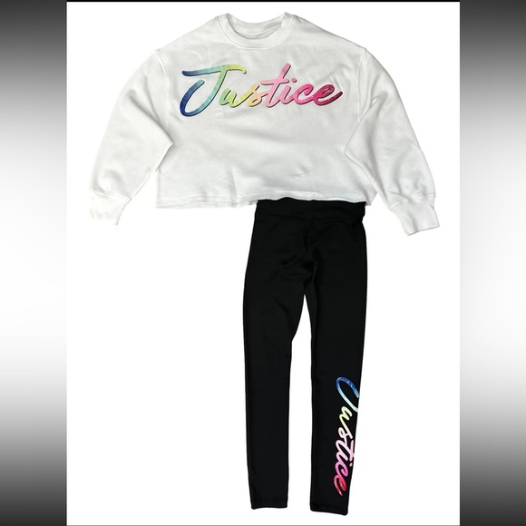Justice | Matching Sets | New Girls Justice 2 Piece Active Set Large ...